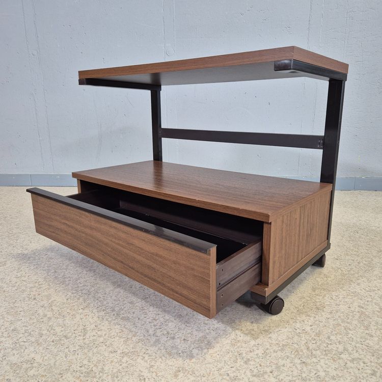 Vintage TV-Möbel Trolley 1980er Rollwagen mit Schublade (Gebraucht) in ...