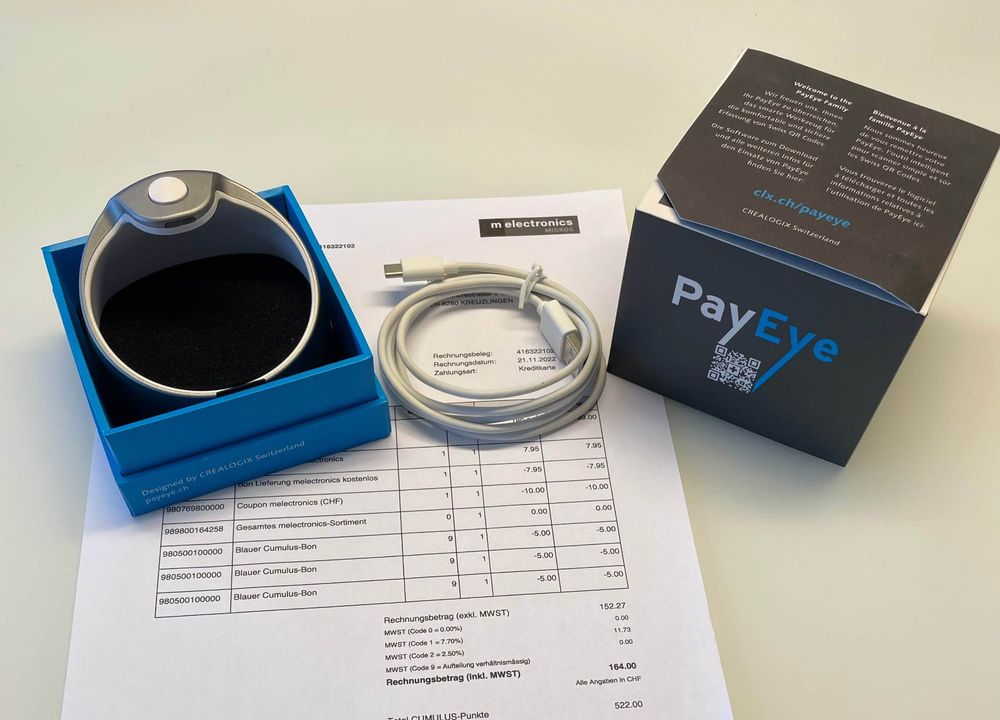 Belegleser PayEye Swiss QR Code Reader, neuwertig & Garantie (Neu ...