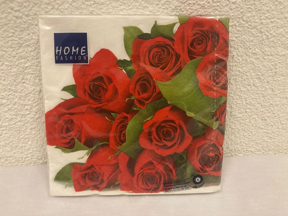 Servietten 20er Packung, 33x33 cm, 3-lagig, NO 42 (Neu und originalverpackt) in Neuenhof für CHF ...