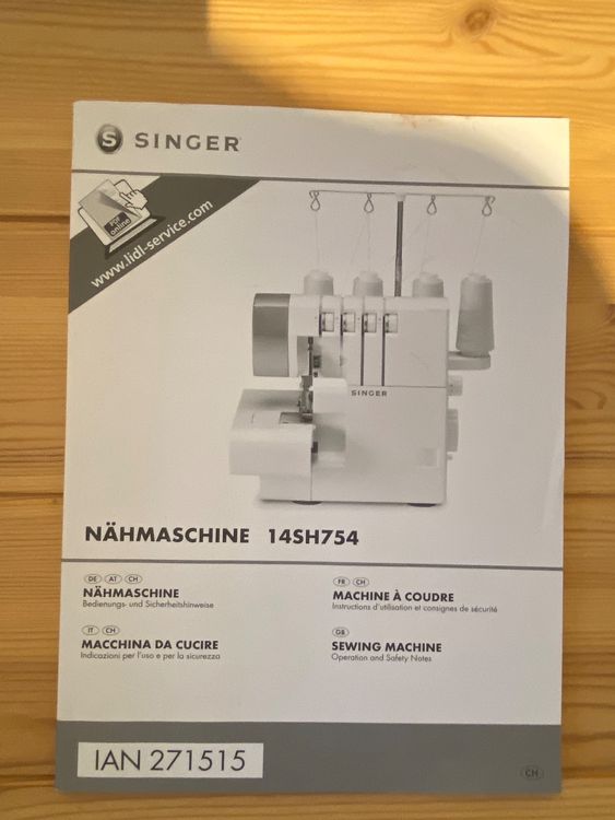 Singer Overlock 14SH754 (Gebraucht) in für CHF 90 – nur Abholung auf ...