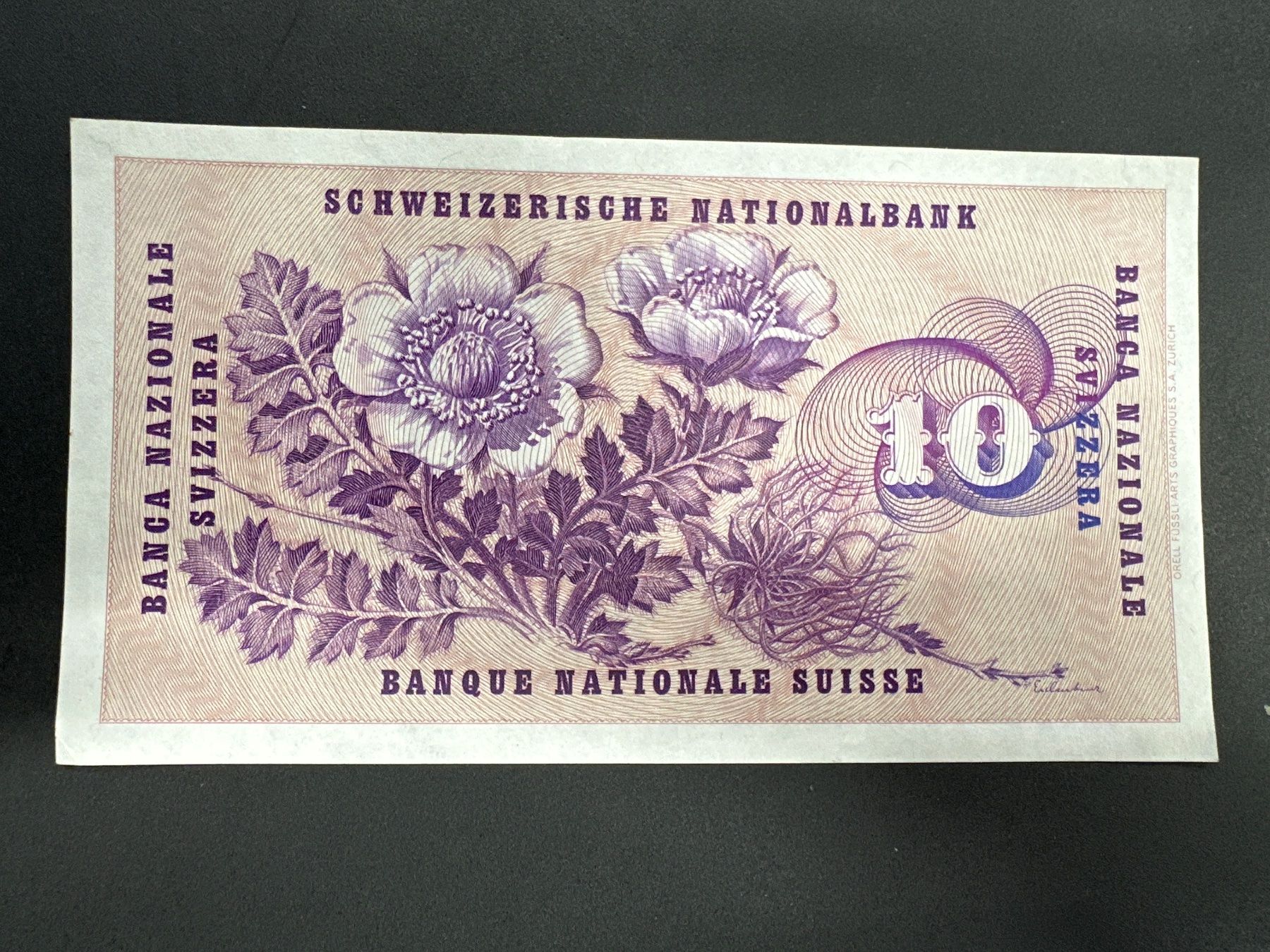 10 Fr.-Note Schweiz 1968 schöne Erhaltung (Gebraucht) in Herisau für ...