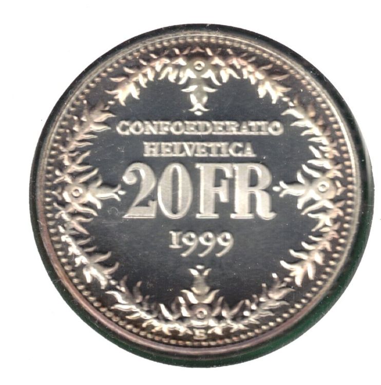 Numisbrief 20 Franken Silber 150 Jahre Post 1999 (Neu und ...