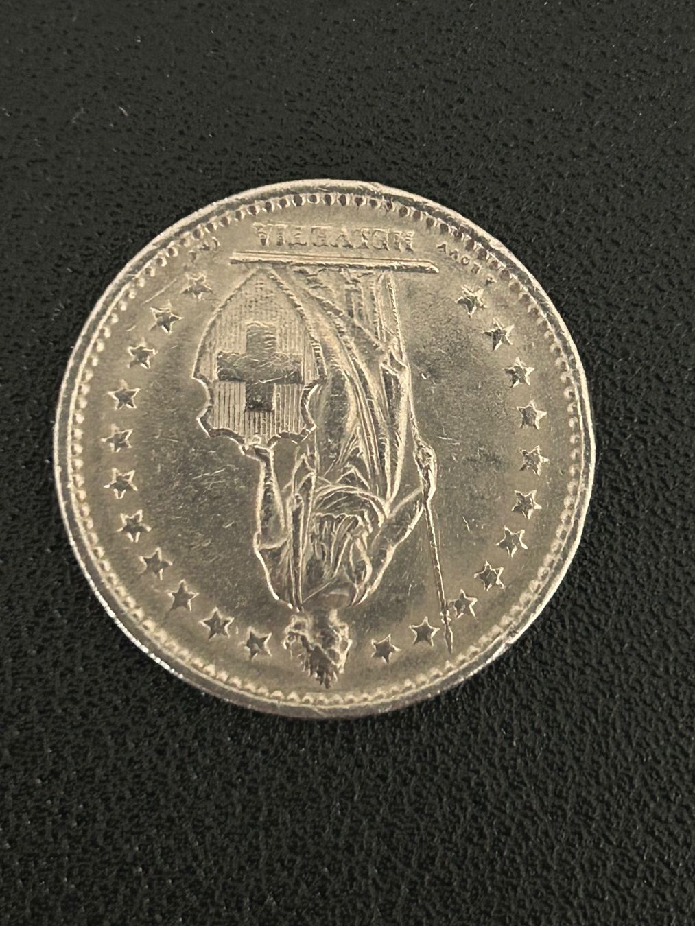 1969 2 Franken Münze Kopf 180grad verdreht. (Gebraucht) in Hünenberg ...