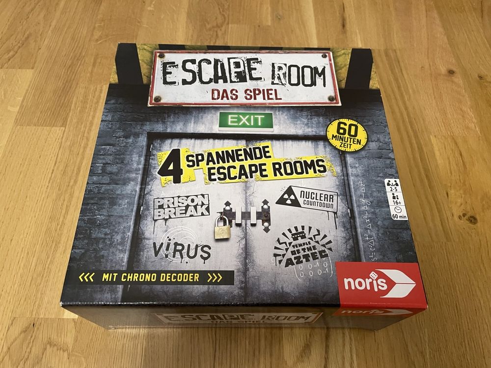 Noris Escape Room Spiel NEU Brettspiel Gesellschaftsspiel (Neu und ...