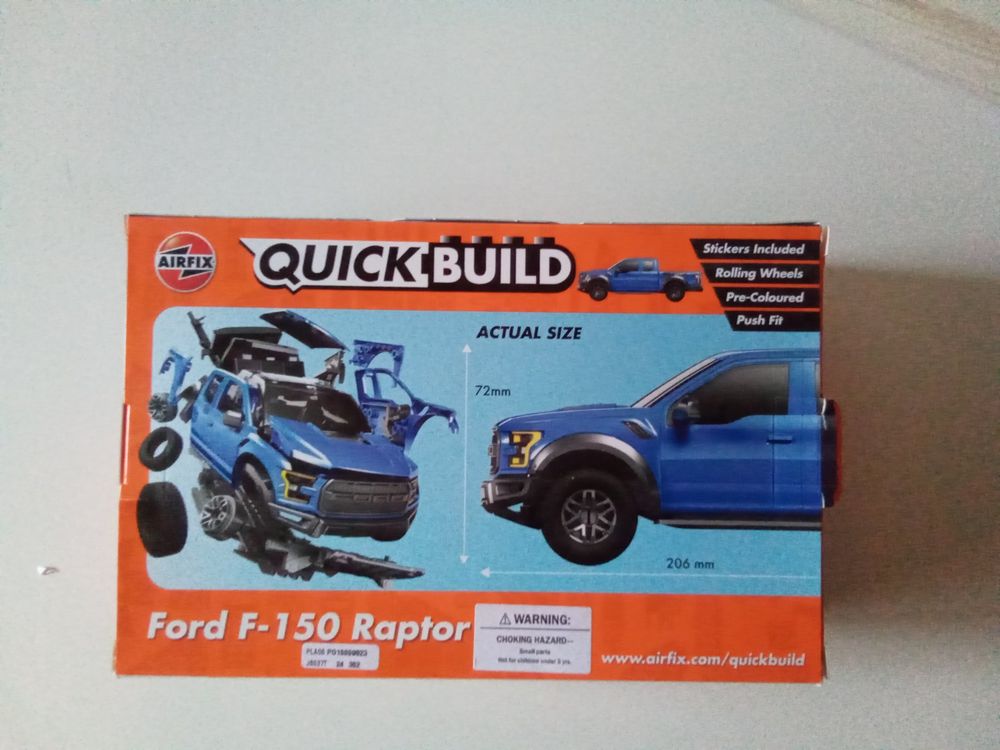 QUICKBUILD Ford F150 Raptor Airfix (Neu und originalverpackt) in ...