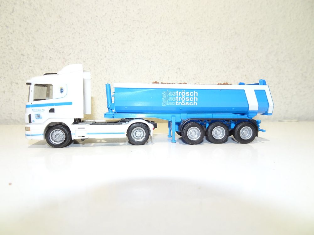 Herpa Lastwagen LKW Scania Glas Trösch Sattelschlepper HO (Gebraucht) in Luzern für CHF 35.9 ...