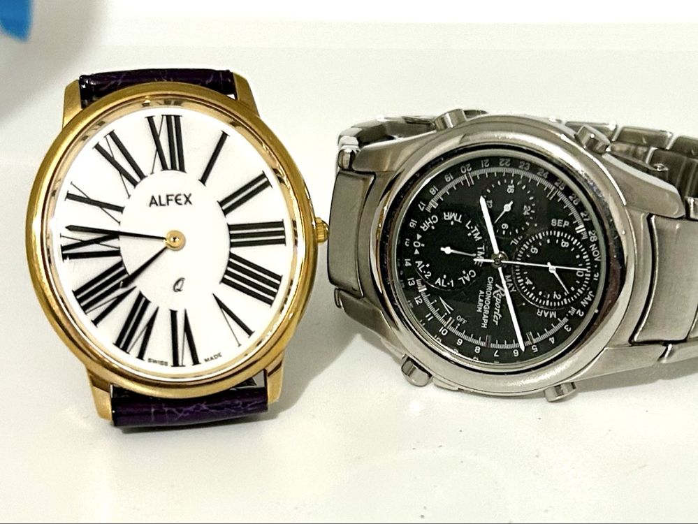 2 orologi nuovi Alfex + Reporter chrono (Nuovo (secondo la descrizione ...
