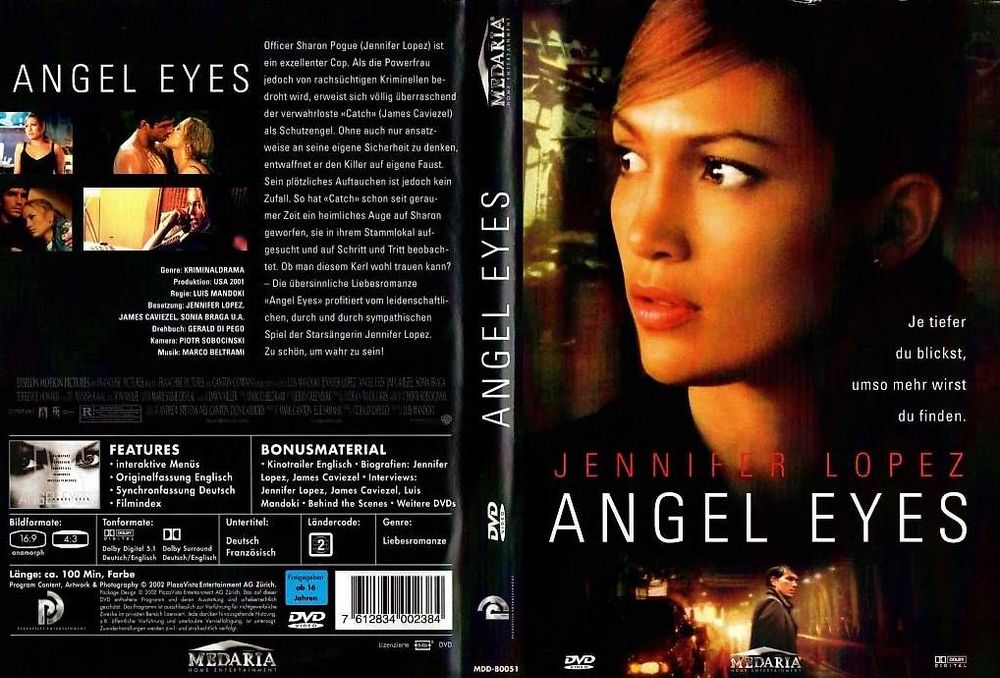 DVD Angel Eyes (Gebraucht) in Rudolfstetten für CHF 10 – mit Lieferung auf Ricardo kaufen