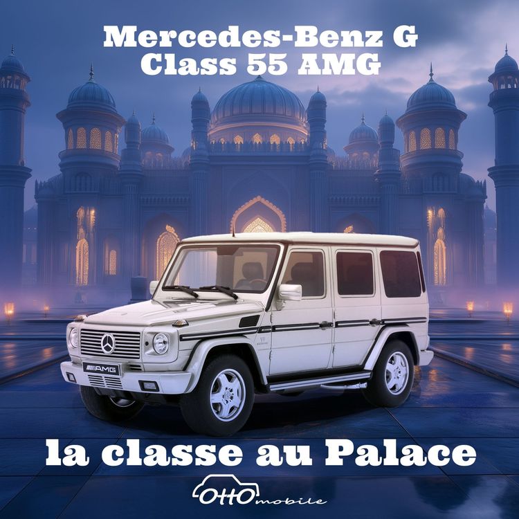 Mercedes Benz G Class 55 AMG white 1/18 OttoMobile NEU (Neu und ...