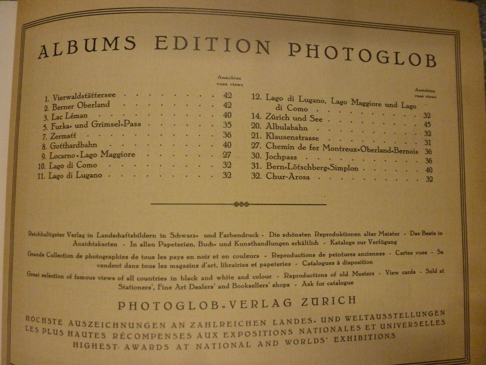 2 Alte Foto-Bildbände Engadin und Lugano | Kaufen auf Ricardo