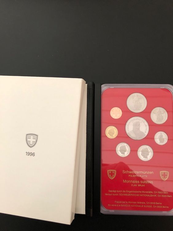 Schweizer Münzsatz PP 1996 (Neu und originalverpackt) in Goldach für CHF 21 – mit Lieferung auf ...
