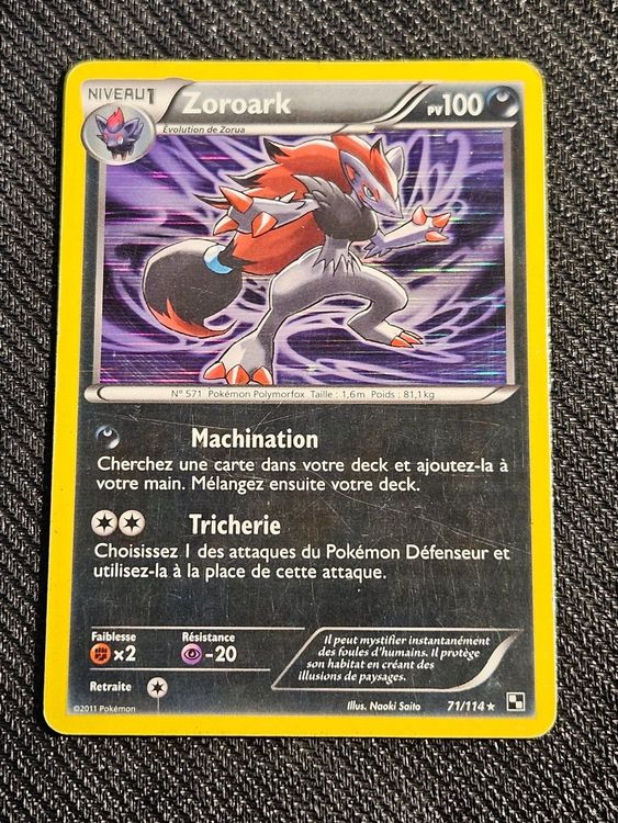 Pokemon : Zoroark (BLW 71) - HOLO - BW - FR (Gebraucht) in Paudex für ...