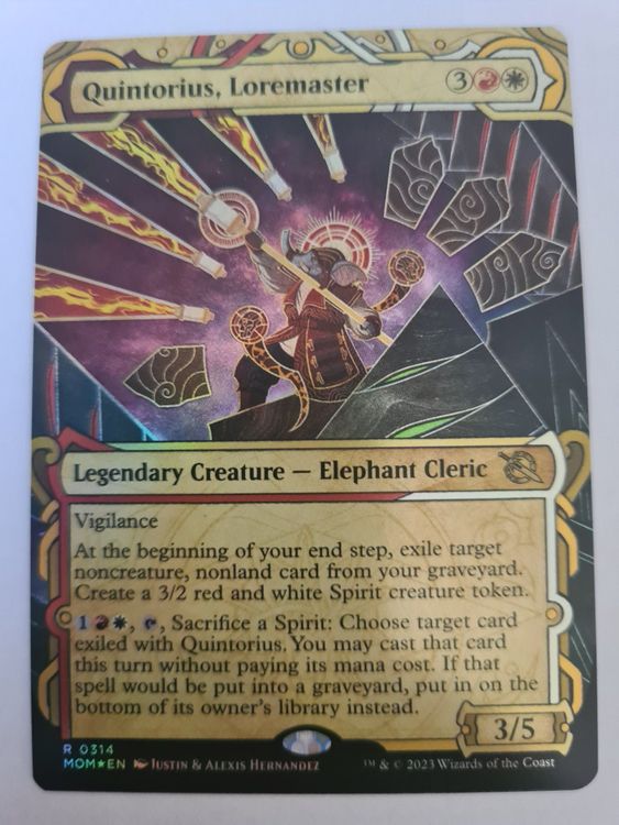 Quintorius, Loremaster, FOIL, MOM-0314 (Neu (gemäss Beschreibung)) in Sachseln für CHF 0.6 – mit ...