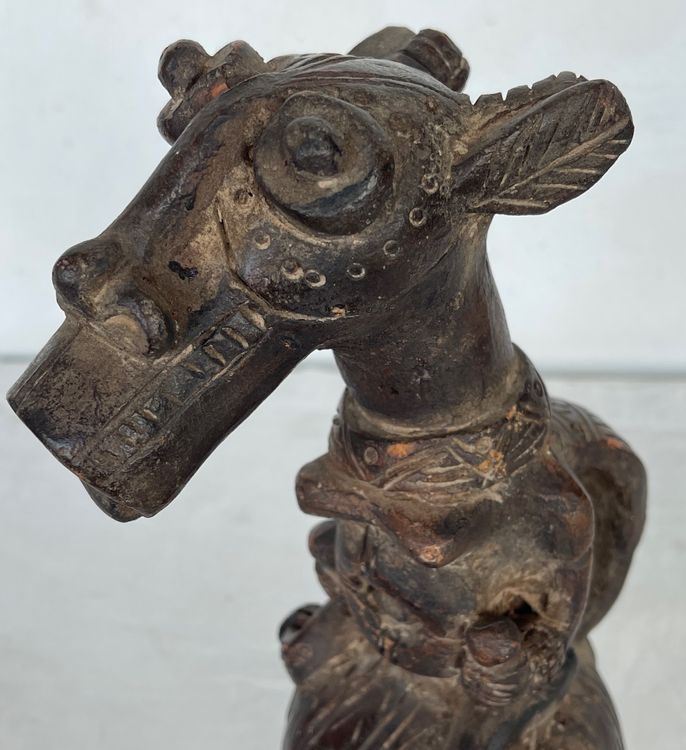 schöne alte Mambila Terracotta Skulptur Nigeria Höhe 26 cm | Kaufen auf Ricardo