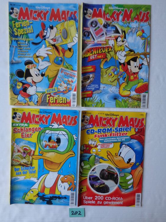 4 x Walt Disney Hefte - Micky Maus - 2000 Jahre (Gebraucht) in Chur für CHF 6 – mit Lieferung ...