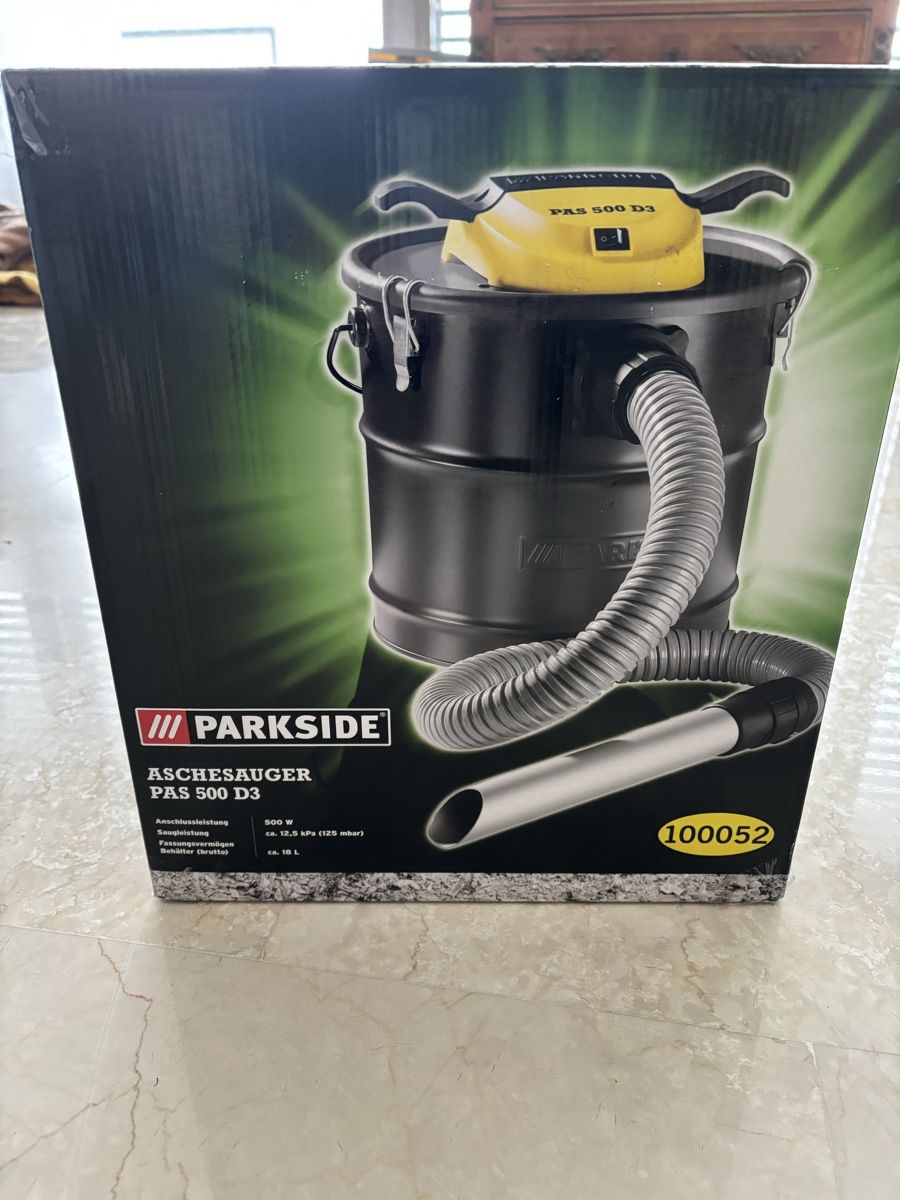Parkside Aschesauger PAS 500 D3 - Ideal für Cheminée🔥 (Neu und ...