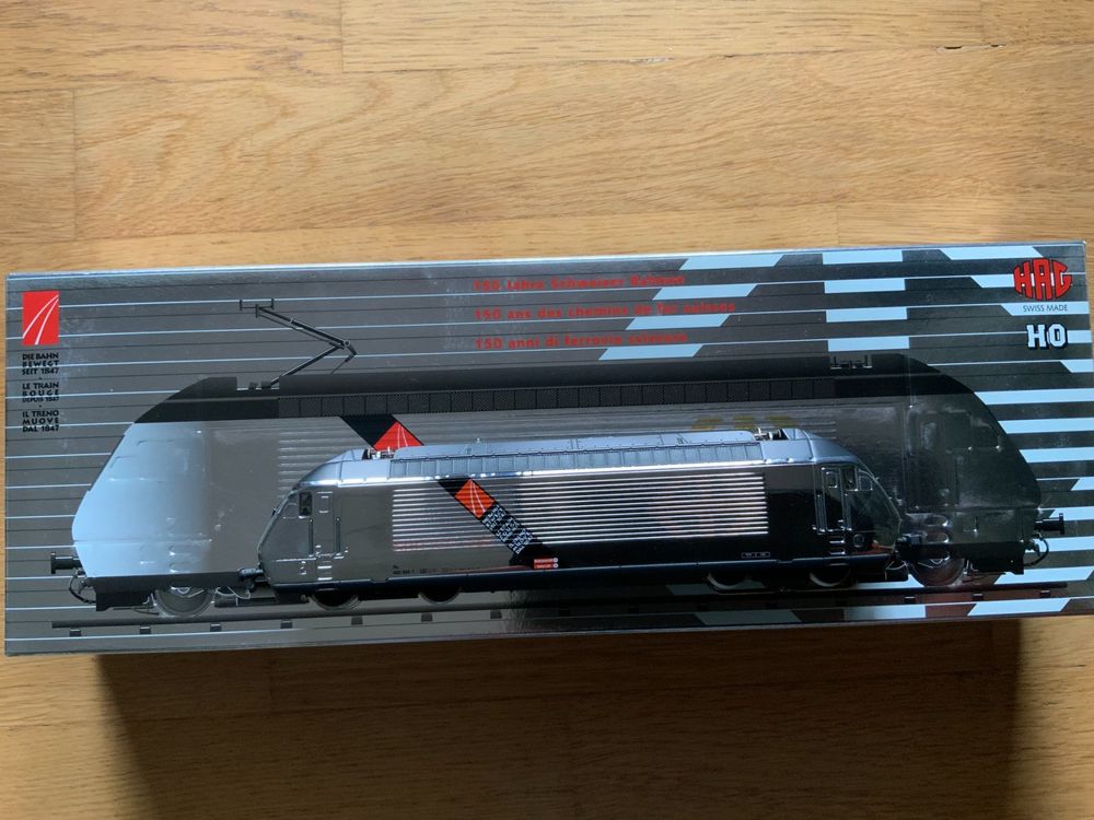 Hag 070 AC Re 460 Chrom SBB Jubi mit Märklin Decoder 6090 (Neu (gemäss Beschreibung)) in ...