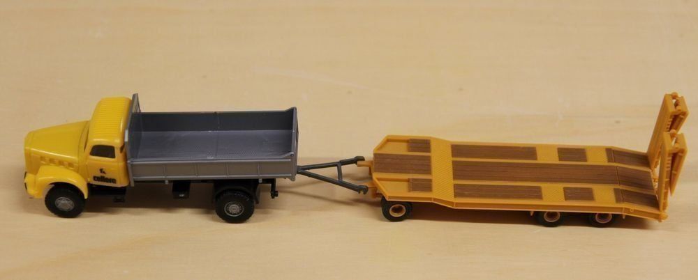 Saurer, Cellere,2 Achs-Kipper, 3 Achs-Tiefganganhänger, 1:87 (Neu ...