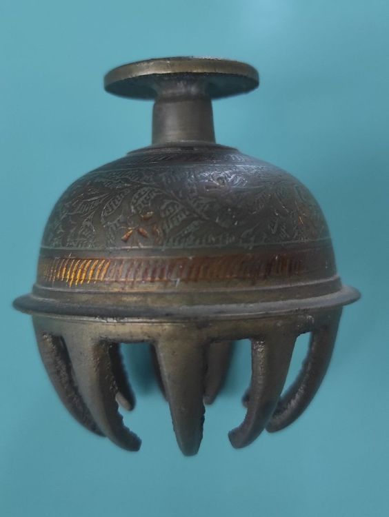 Vintage Indian Brass Elephant Bell Cloche d'éléphant antique (Gebraucht ...