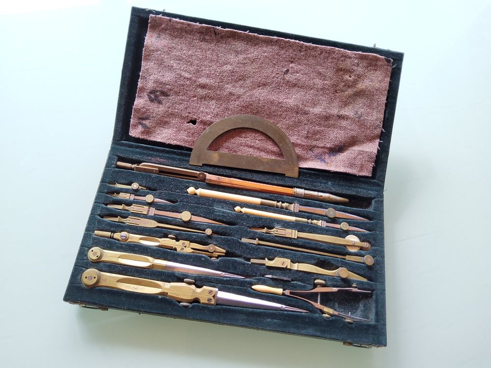 Ensemble de compas vintage Kern & Co Aarau Suisse | Kaufen auf Ricardo