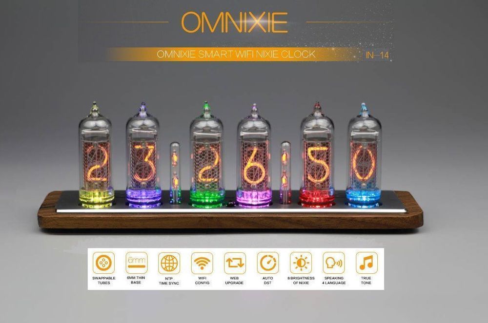 Omnixie Nixie clock, WIFI sync time | Kaufen auf Ricardo