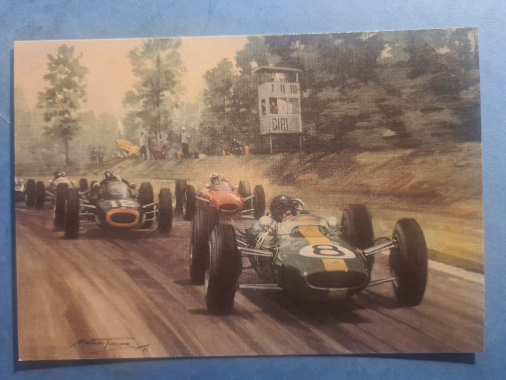 1963 GP ITALIA CLARK-HILL-GURNEY-McLAREN CARTE POSTALE (Gebraucht) in ...