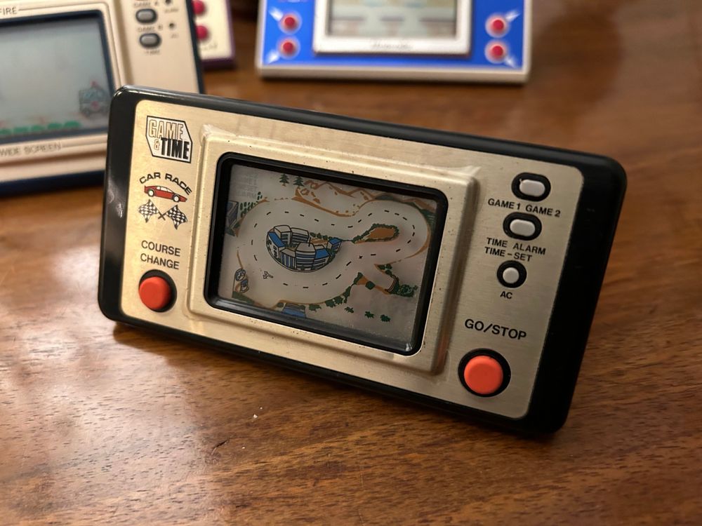 RAR !!! CAR RACE Game & Time Matsushima LCD game ca. 1980 (Gebraucht ...