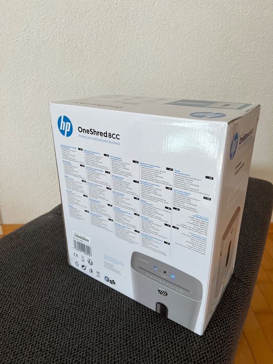 HP Aktenvernichter OneShred 8CC (Neu und originalverpackt) in Eschen für CHF 50 – mit Lieferung ...