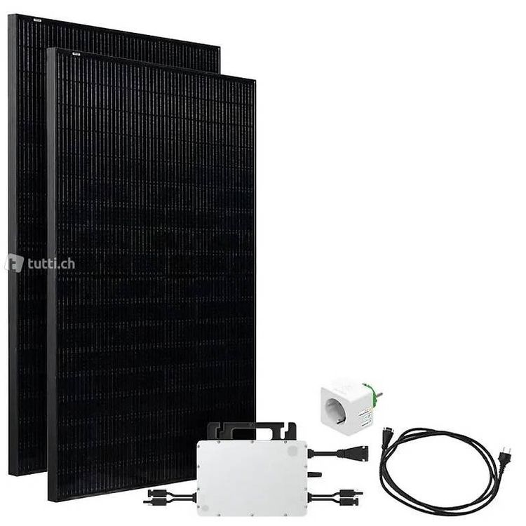 820w Solar fullblack Balkonkraftwerk HMS-800W-2T Hoymiles (Neu und ...