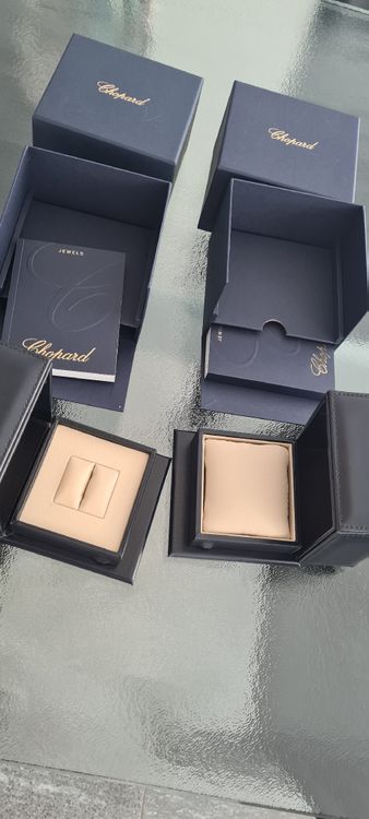 Chopard Schmuck Box neu × 2 Ice cube Collection, mit Karton (Neuf avec ...
