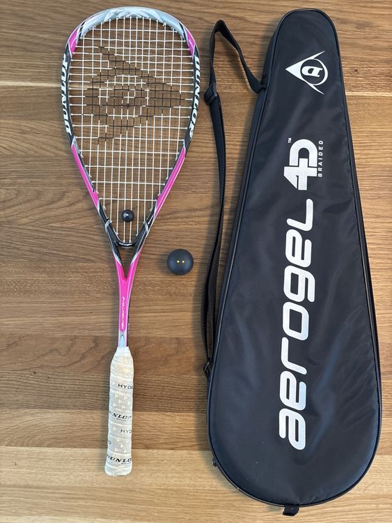 Dunlop Aerogel 4D Evolution Squashschläger mit Hülle | Kaufen auf Ricardo