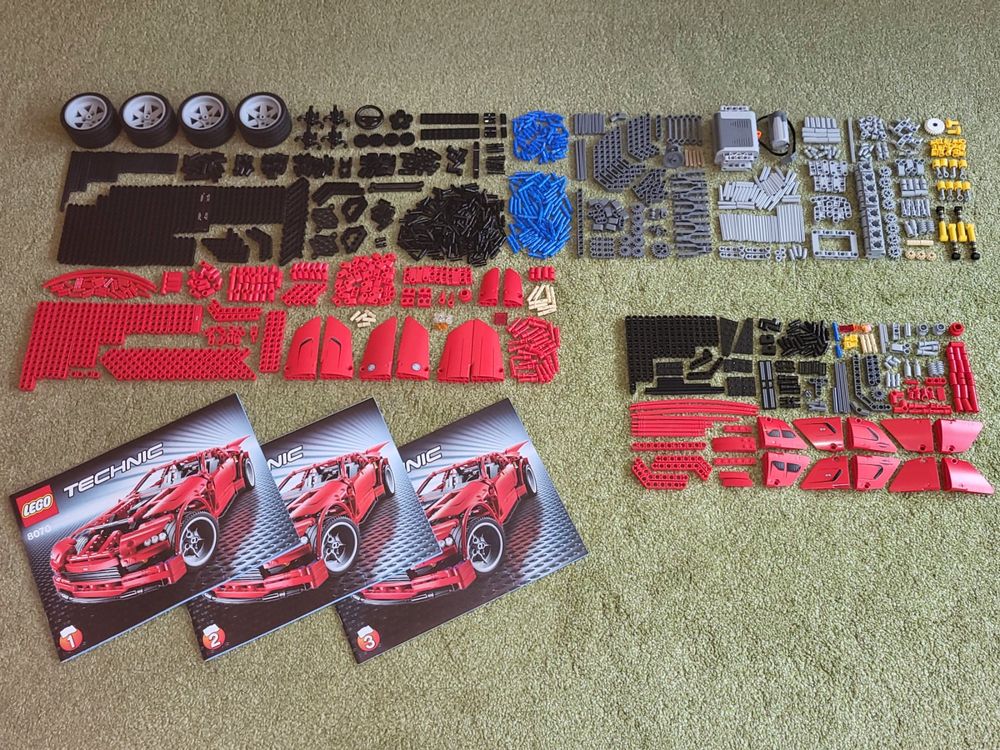 Lego Technic #8070 Super-Car oder Hot-Rod 2-Bauarten möglich (Gebraucht ...