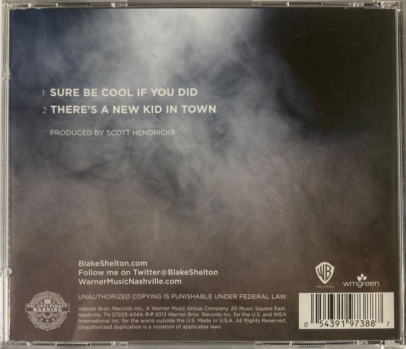 BLAKE SHELTON - SURE BE COOL IF YOU DID (D'occasion) à Poliez-Pittet ...