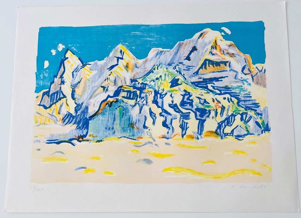 Karl Landolt ( 1925-2009) Lithografie Handsigniert Num. (Gebraucht) in Root für CHF 30 – mit ...