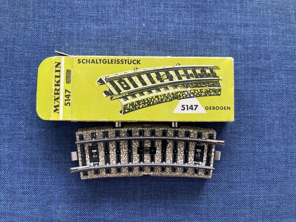 Märklin 5147 Schaltgleisstück, OVP, HO (Neu und originalverpackt) in ...