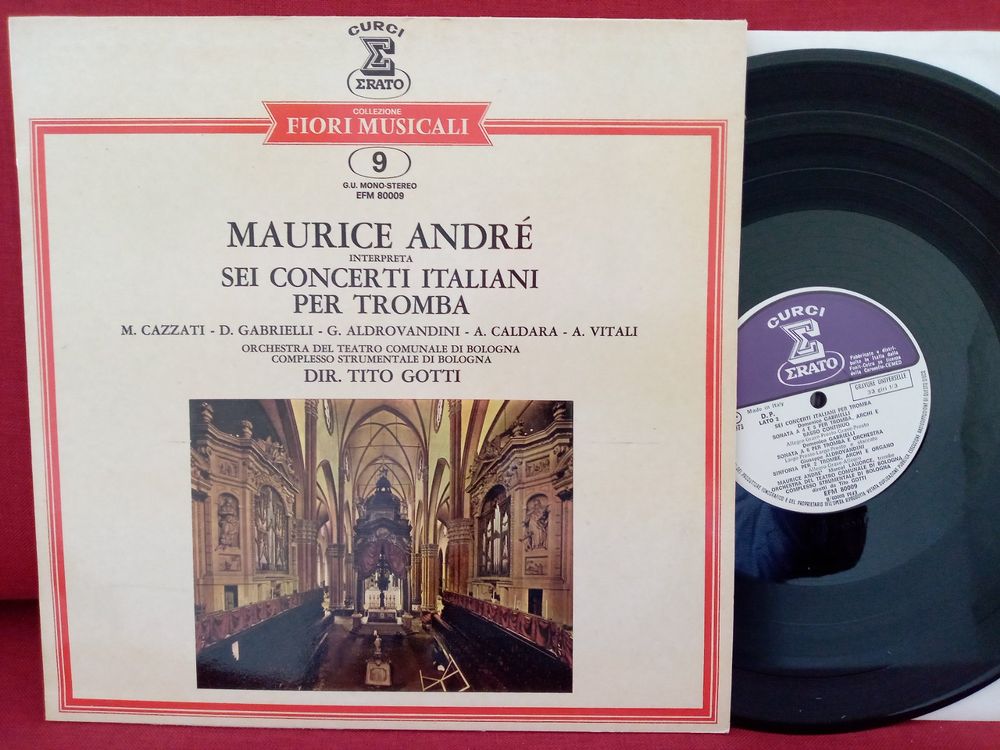 Maurice ANDRÉ: 6 italienische Trompetenkonzerte; Erato, NM (Gebraucht ...