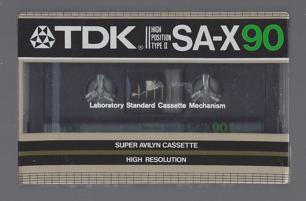 TDK SA-X90 HIGH POSITON TYPE II-SUPER AVILYN CASSETTE 1984 (Neu und originalverpackt) in Zürich ...