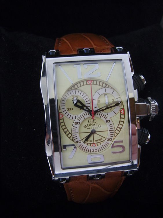 Neue/ ungetragen GIO MONACO Genève Mac V Quarz Chronograph, (Gebraucht ...