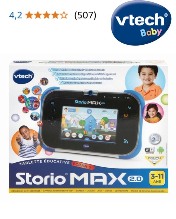 Vtech Storio max 2.0 Tablet (français) (Neu und originalverpackt) in ...