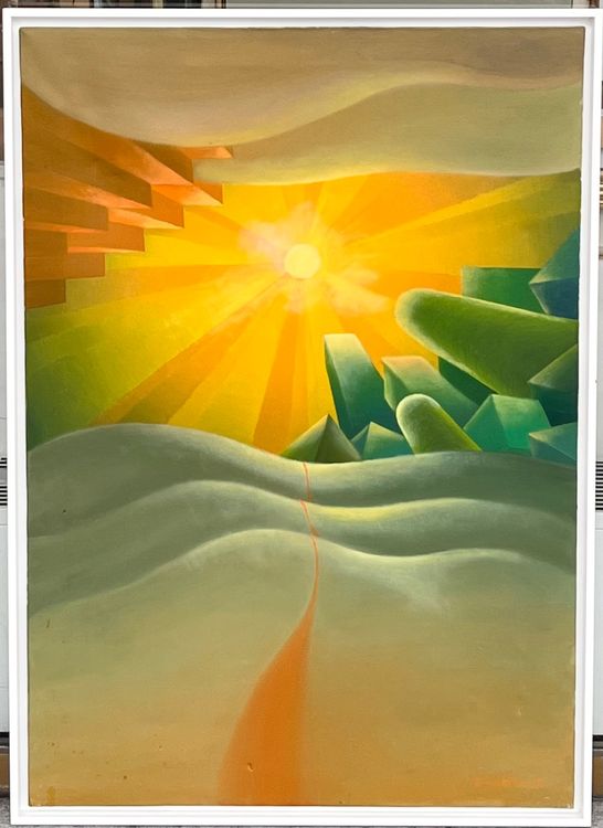 70.er Jahre Grosse Intressante Gemälde, Unl. Sig. (Gebraucht) in Root für CHF 24 – nur Abholung ...