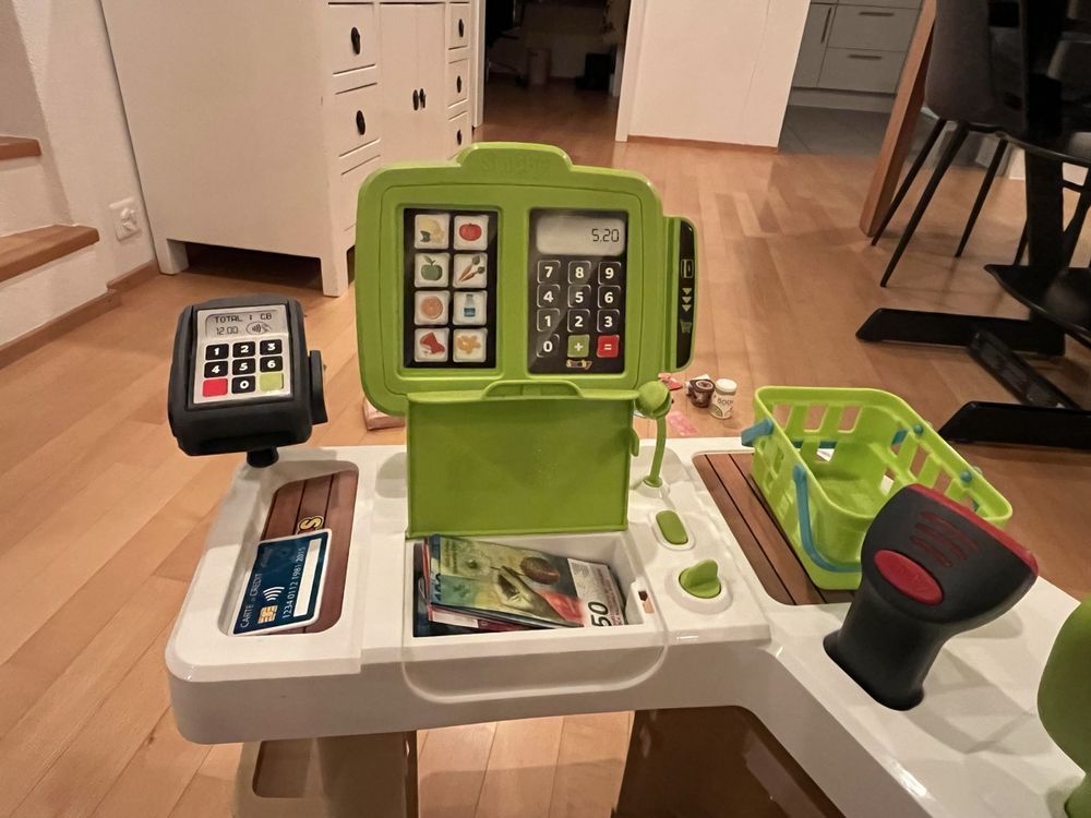 Smoby Kaufladen Fresh Market mit viel Zubehör wie neu! (Gebraucht) in ...