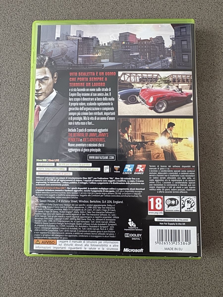 🎮 Mafia II – Xbox 360 Classics | Deutsch | inkl. DLCs (Gebraucht) in ...