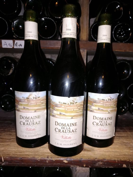 Lot de 3 Domaine de la Crausaz grand cru du lavaux 2000 (Neu und ...