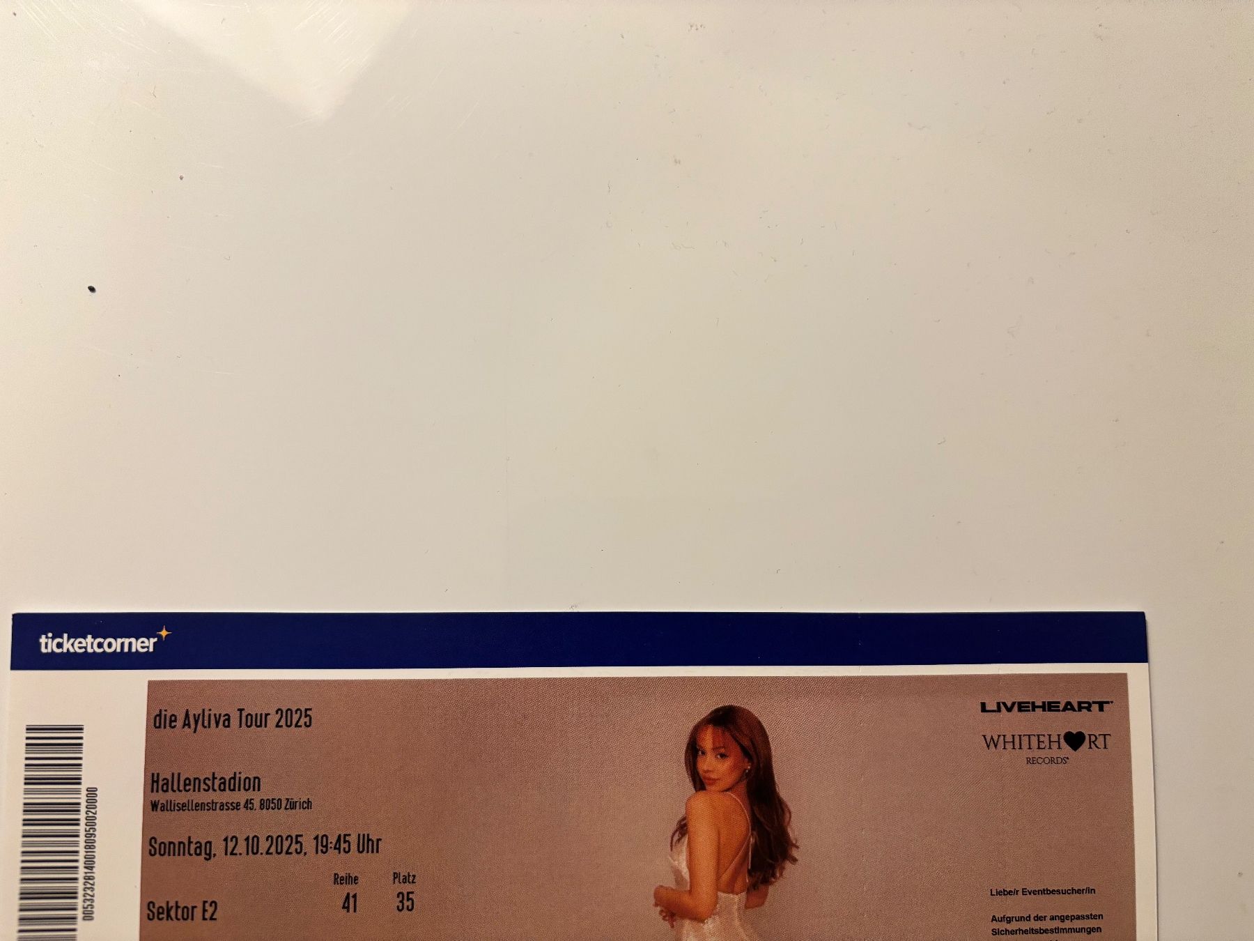 Ayliva Tour 2025 2 Tickets (Neu und originalverpackt) in Dürnten für CHF 239.9 – nur Abholung ...