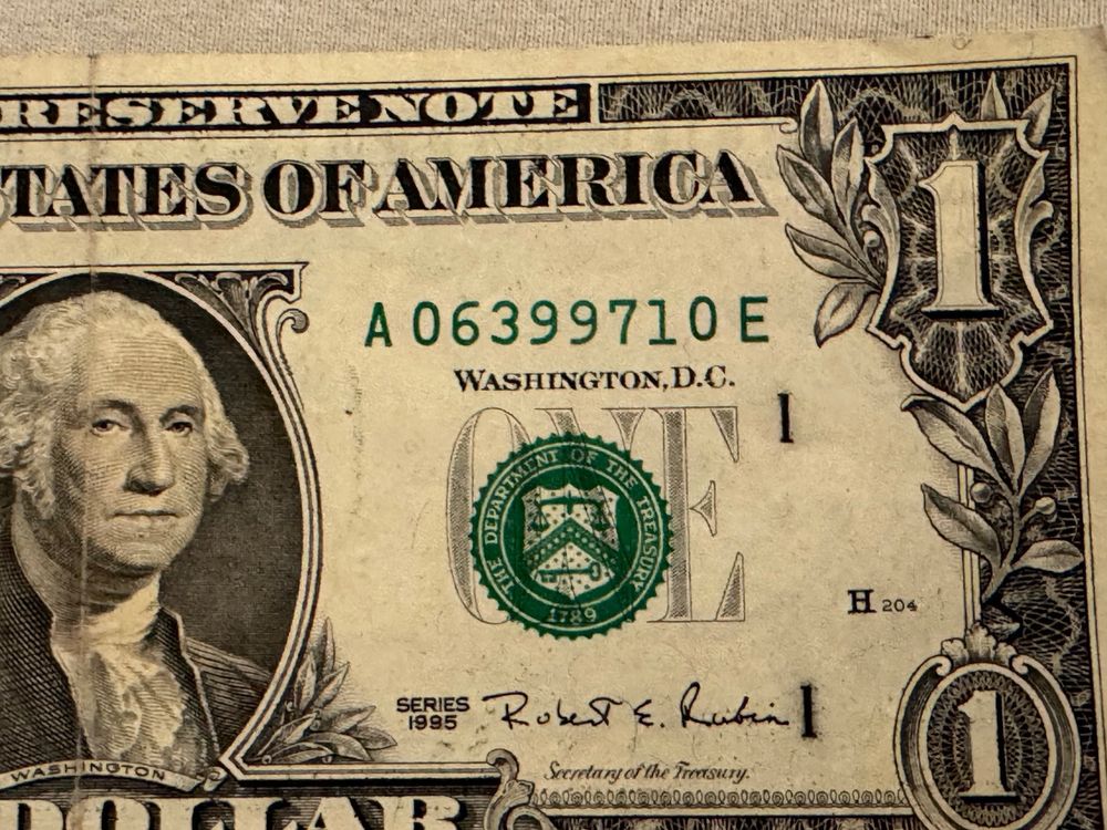 Banknoten ONE Dollar 1995 Nr 90 | Kaufen auf Ricardo