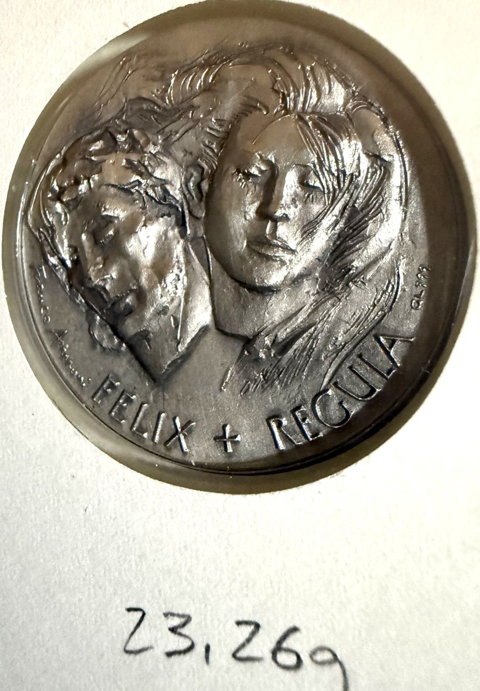 Numis Brief 2000 Jahre Zürich mit Silber Medaille 23 Gramm (Gebraucht ...