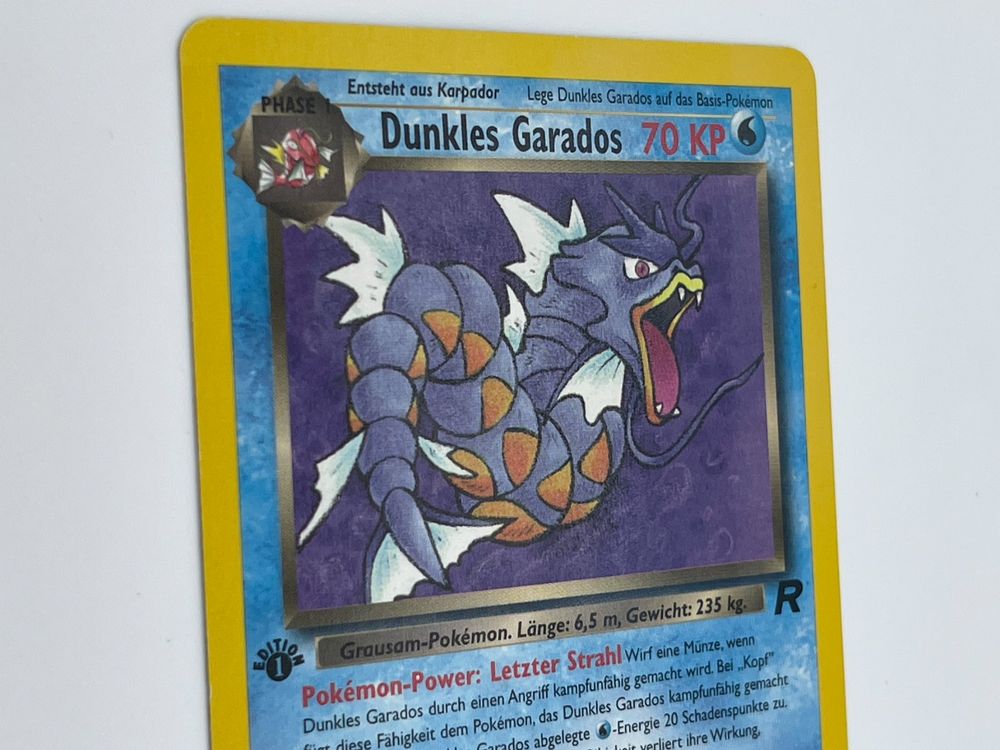 Dunkles Garados 25/82 Rare Pokémon Team Rocket 1.Edition | Kaufen auf ...