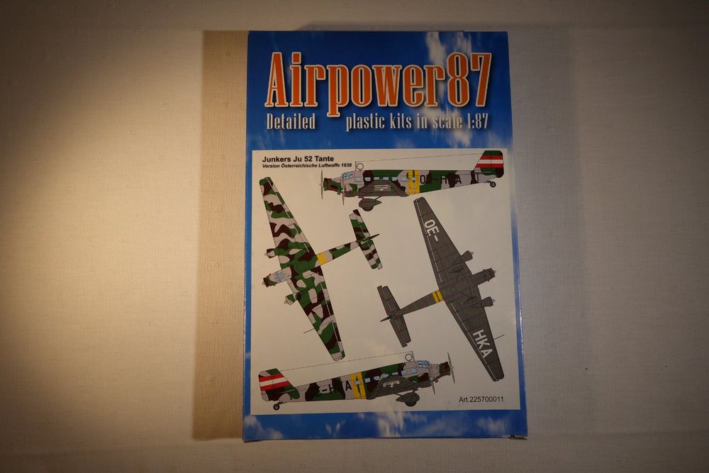 Airpower87 225700011 Junkers Ju 52 Oe Luftwaffe 1:87 Bausatz | Kaufen ...