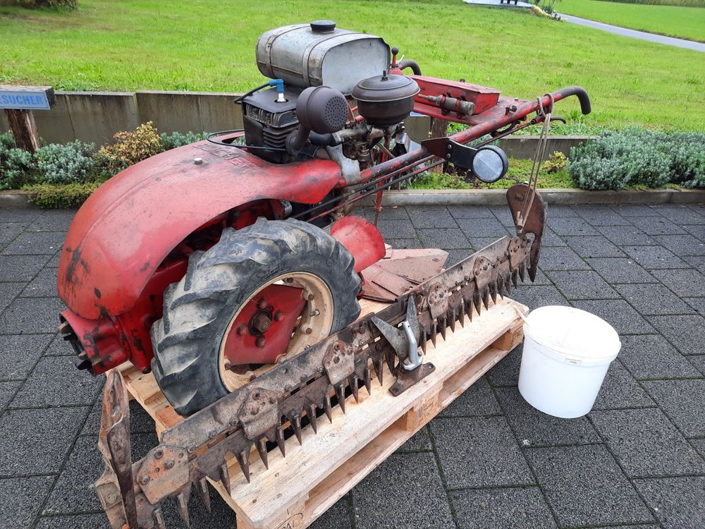 BUCHER K5 Motormäher Einachser Balkenmäher 1040er Mag Motor (Gebraucht ...