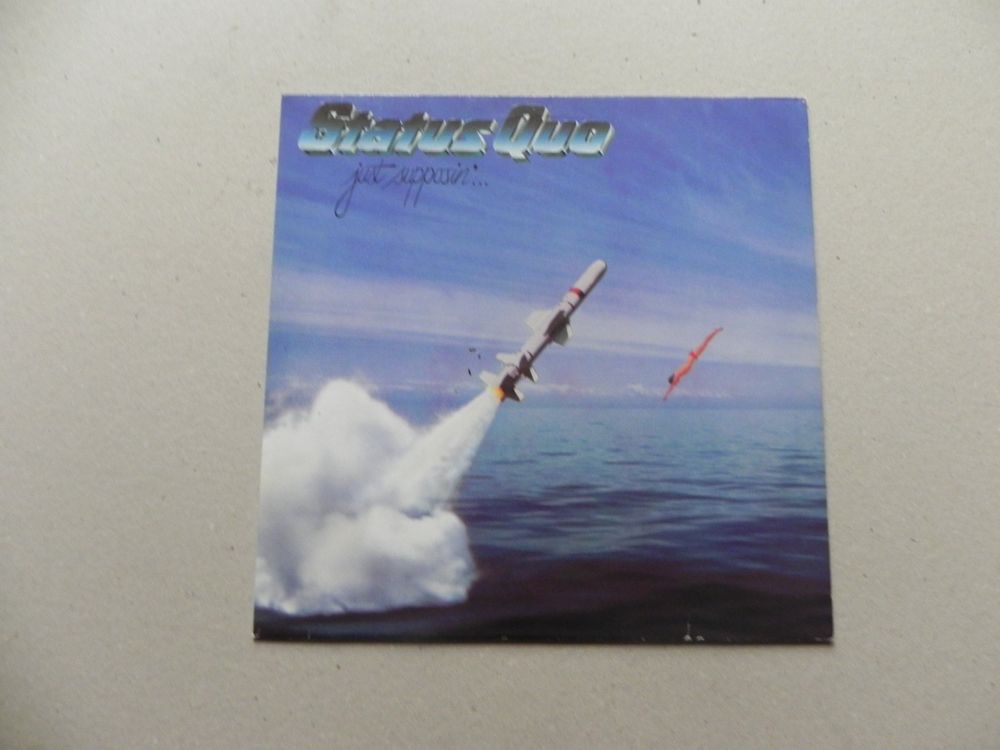 LP Hardrock Rock Band Status Quo 1980 Just supposin .. | Kaufen auf Ricardo
